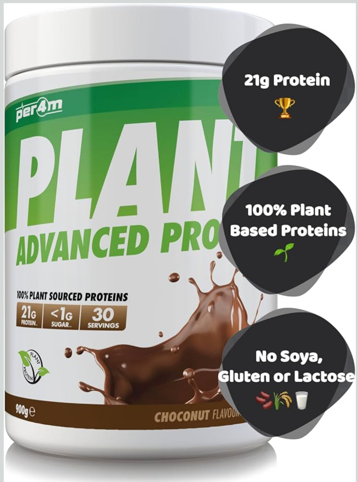 Per4m Plant Protein Matrix | 30 Servings of High Protein | Plant Shake ...